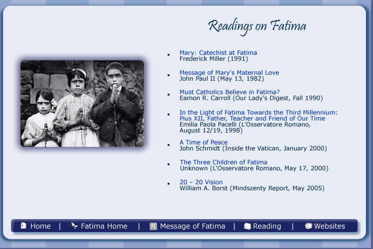 Our Lady of Fatima : Readings
